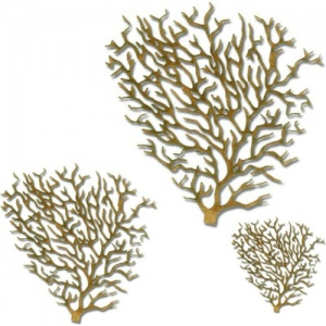 Coral - MDF Wood Shape Style 12